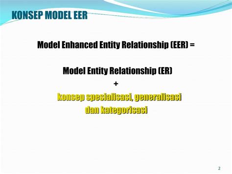 PPT MODEL EER Enhanced Entity Relationship PowerPoint Presentation ID 3903406