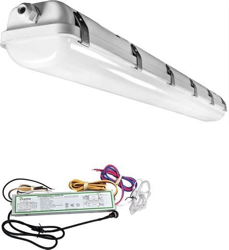 4ft Led Vapor Tight 50w Wbatería De Emergencia Y Cct Sintonizable 6000lm Yaxa Colombia