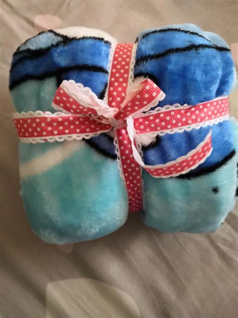 Doraemon Blanket In Blue Furniture And Home Living Bedding And Towels On Carousell