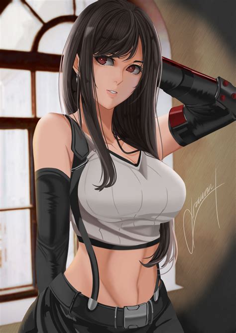 Fanart Tifa Lockhart Final Fantasy Vii By Drawnielart On Deviantart