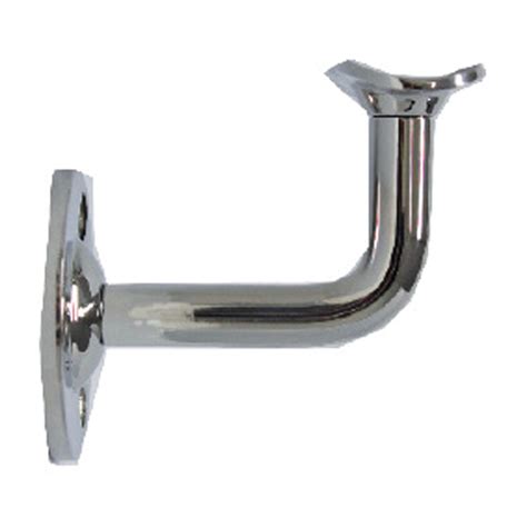 modular 50mm round rail support wall mounted with fixed curved