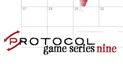 Protocol Game Series The Calendar Man RPG Item RPGGeek