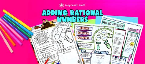 Adding Rational Numbers Lesson Plan Congruent Math