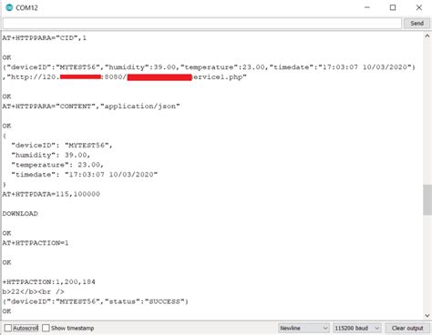Sim900800 Post Request In Json Format With Arduino