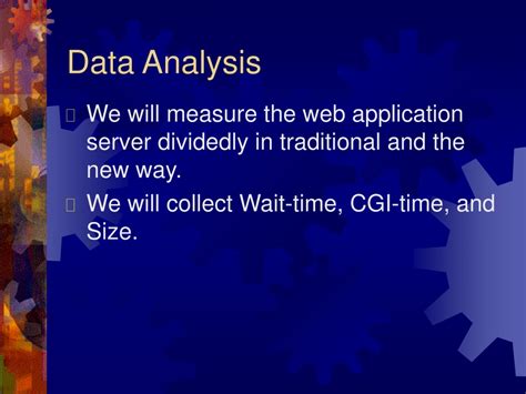 ppt design and implement an efficient web application server