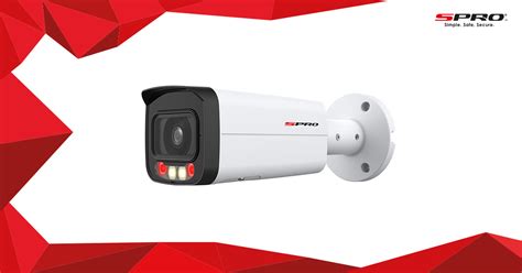 Spro Colour Night 2 0 8mp Ip Bullet Camera Spro Cctv