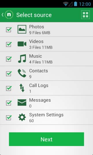 backup sync and restore android data and settings with nero backitup