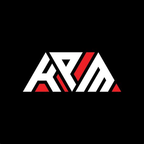 Kpm Triangle Letter Logo Design With Triangle Shape Kpm Triangle Logo