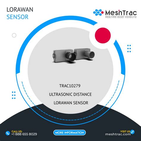 Trac10279 Ultrasonic Distance Lorawan Sensor Is A Non Contact