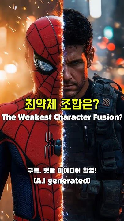 최약체 조합은 🔥the Weakest Character Fusion캣우먼 Catwoman 베놈 심비오트