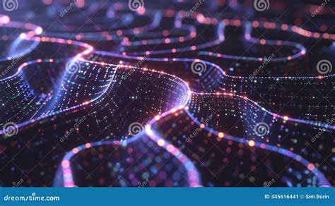 Visual Representation Of Ai Models Mimicking Neural Pathways Stock