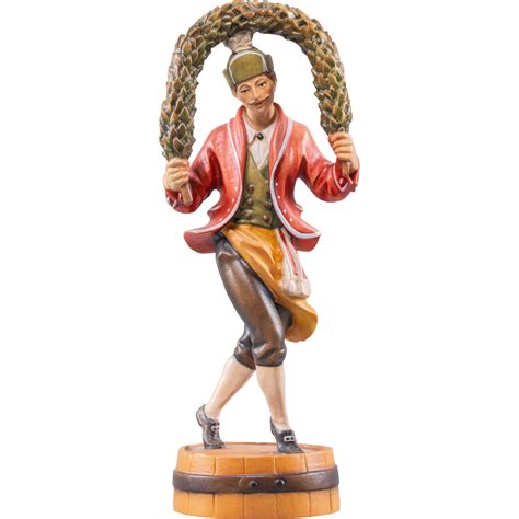 Dancing Figure Dancers Wood Carving Colored 15 Cm Purchase Wooden