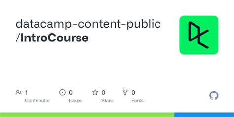 github datacamp content public introcourse