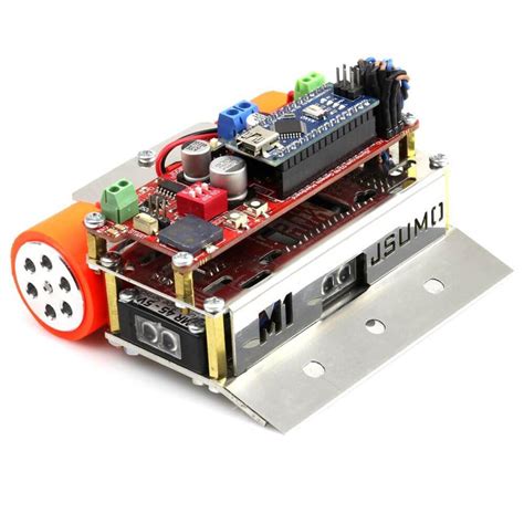 jsumo m1 arduino mini sumo robot kit unassembled robotshop