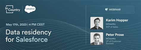 Webinar Data Residency For Salesforce Incountry