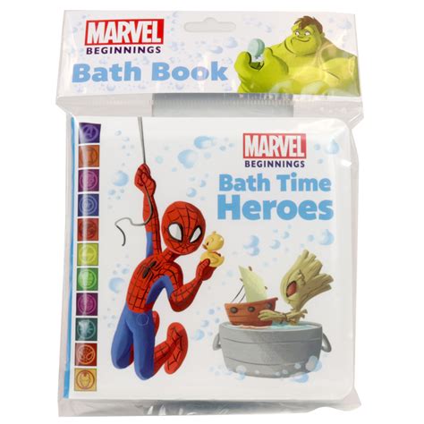 Marvel Beginnings Bath Time Heroes Bath Book Phoenix International