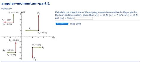 solved angular momentum parti 1 points 10 iculate the