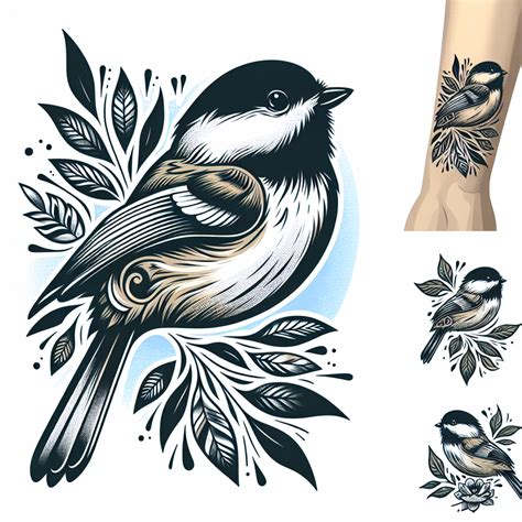 Simple Chickadee Tattoo Designs Meaningful Bird Tattoos For Every Style