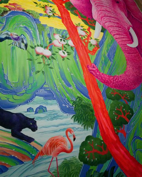 Sun 깨어있는 상징의 무대 조형성에 대하여 나의 회화는 꿈과 현실 의식과 무의식의 경계에서 출발하여 조형 언어로 인간의 내면을 탐색하는 작업이다 화면은 단순한