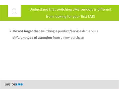 7 Tips For Easy And Effective Lms Switch Ppt