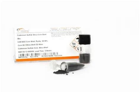 Nanoshel Powder Cadmium Sulfur Silica Core Shell Nano Particles At