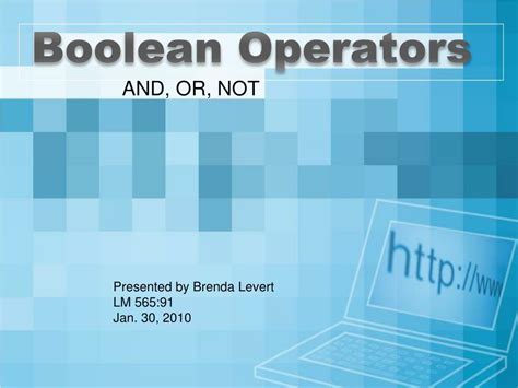 Ppt Boolean Operators Powerpoint Presentation Free Download Id2353038