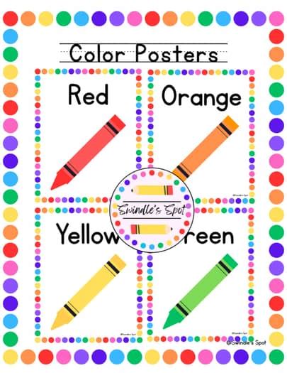 Rainbowcolorful Classroom Decor Bundle By Swindles Spot Tpt