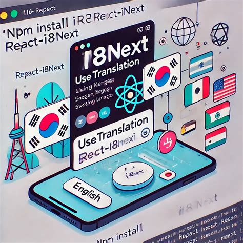 React I18next로 다국어 구현하기 4강 React와 I18next 통합