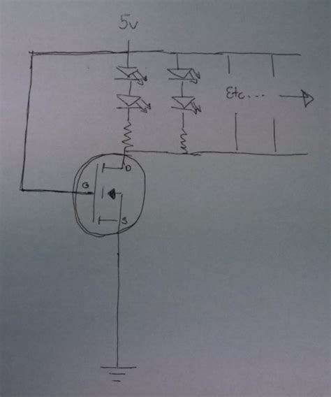 Current Decreases As Parallel LEDs Are Added General Electronics Arduino Forum