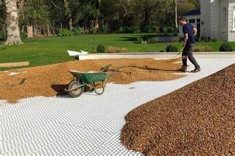 Gravel Grid Driveway Installation In Dorset By Wycliffe Landscapes