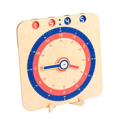 Educo Analogue And Digital Learning Clock Malih Nog Naokrog