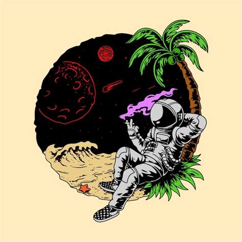 Premium Vector Astronout Vector Design