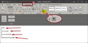 How To Remove Paragraph Symbol In Outlook Windows Mac