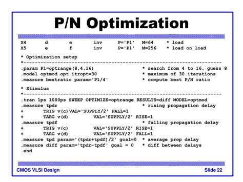 Ppt Introduction To Cmos Vlsi Design Spice Simulation Powerpoint