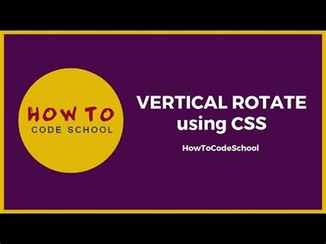 Vertically Rotate An Element Using CSS