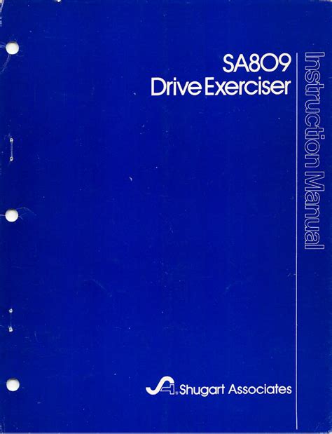 Rank Xerox Sa809 Drive Exerciser Instruction Manual Manual