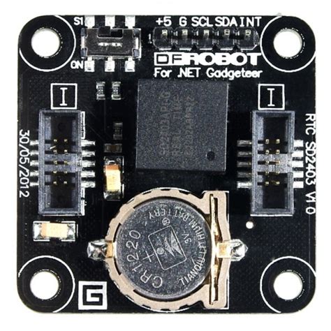 Sd2403 Real Time Clock Modulegadgeteer Arduino Compatible Australia