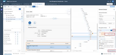 Capture Orders Management Sap Ui5 Application Using Recorder Sap