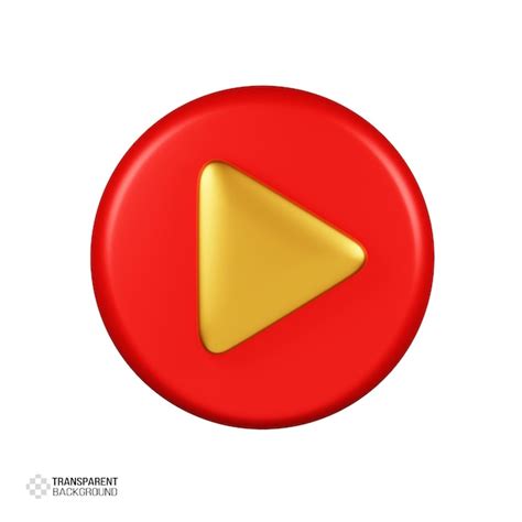 Premium Psd 3d Realistic Play Button Icon
