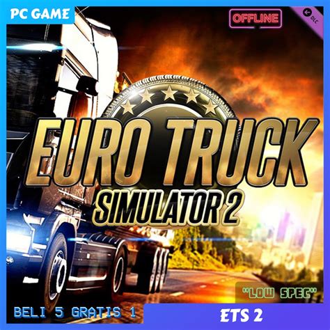 Jual Euro Truck Simulator 2 Versi Terbaru Ets 2 Ets2 All Dlc Dvd Pc Game Game Pc