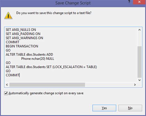 How To Generate Scripts Automatically In Sql Server Threading