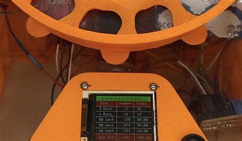 Sort Up To Coins Per Minute With This D Printed Machine Arduino Blog
