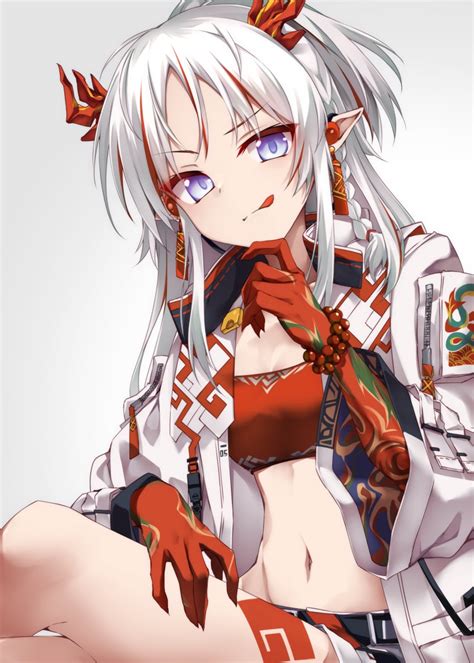 Nian Arknights Drawn By Lowell Ouranoss Kanata Danbooru