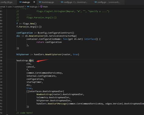 Go入门笔记 14 Edgex读取配置文件 Csdn博客