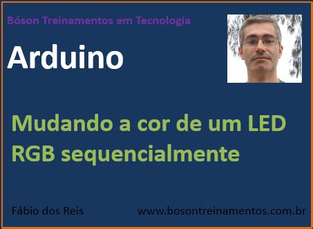 Arduino Ajustando A Cor De Um LED RGB