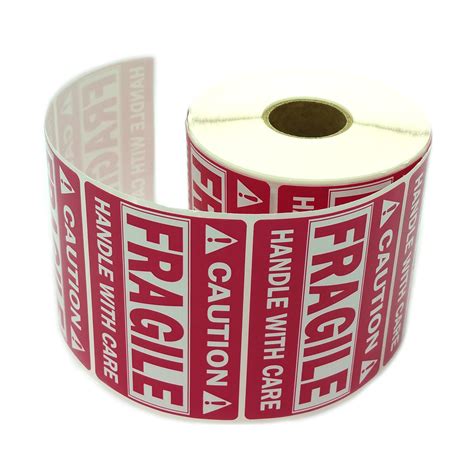 Buy Heavy Pink Fragile Stickers Heavy Sticker Self Adhesive Handle With Care Warning Packing