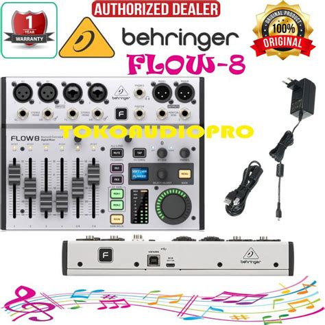 Jual Behringer Flow8 8 Input Digital Mixer With Bluetooth Flow 8 Shopee Indonesia