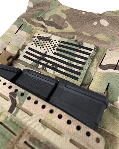Gp Gear Laser Cut Large Us Flag Patch Multicam