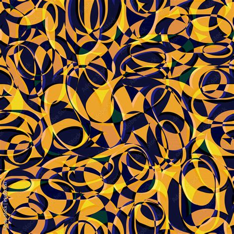 Seamless Texture With Circles Abstract Background Stock Vector Adobe Stock