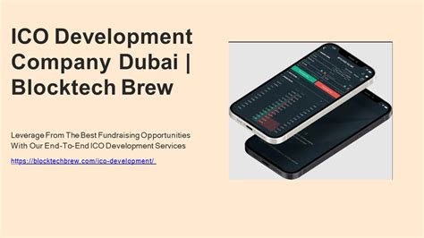 ppt ico development company dubai blocktech brew powerpoint
